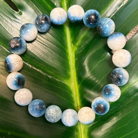 Hand Crafted | Jewelry | Rare Blue Ice Glacier Chunky Mm Handmade ...